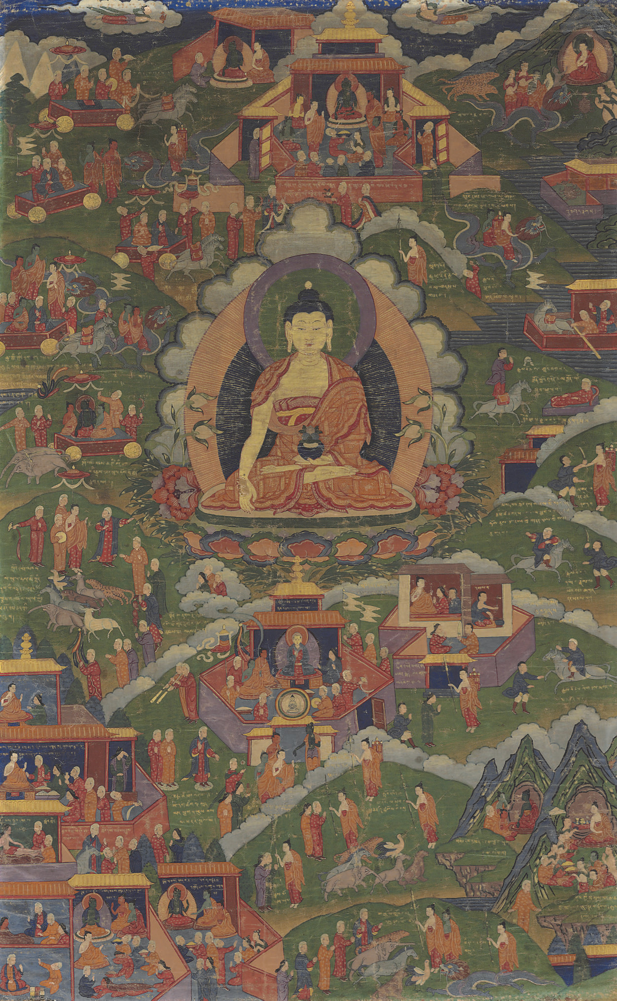 A Thangka of Tonpa Shenrab , TIBET, 18TH/19TH CENTURY | Christie's
